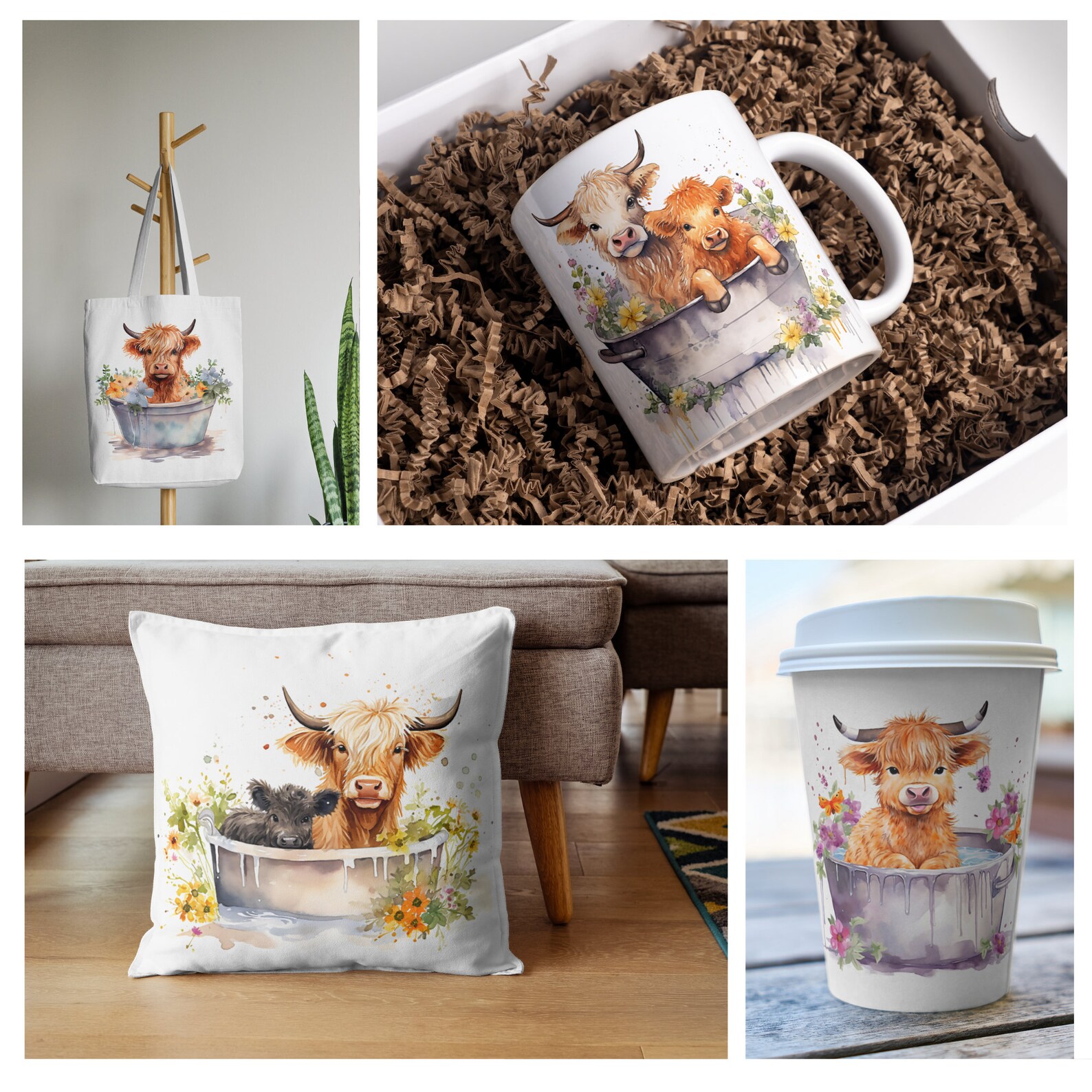 Highland Cow Png, Highland Cow Designs, Highland Cow Nursery, Highland ...