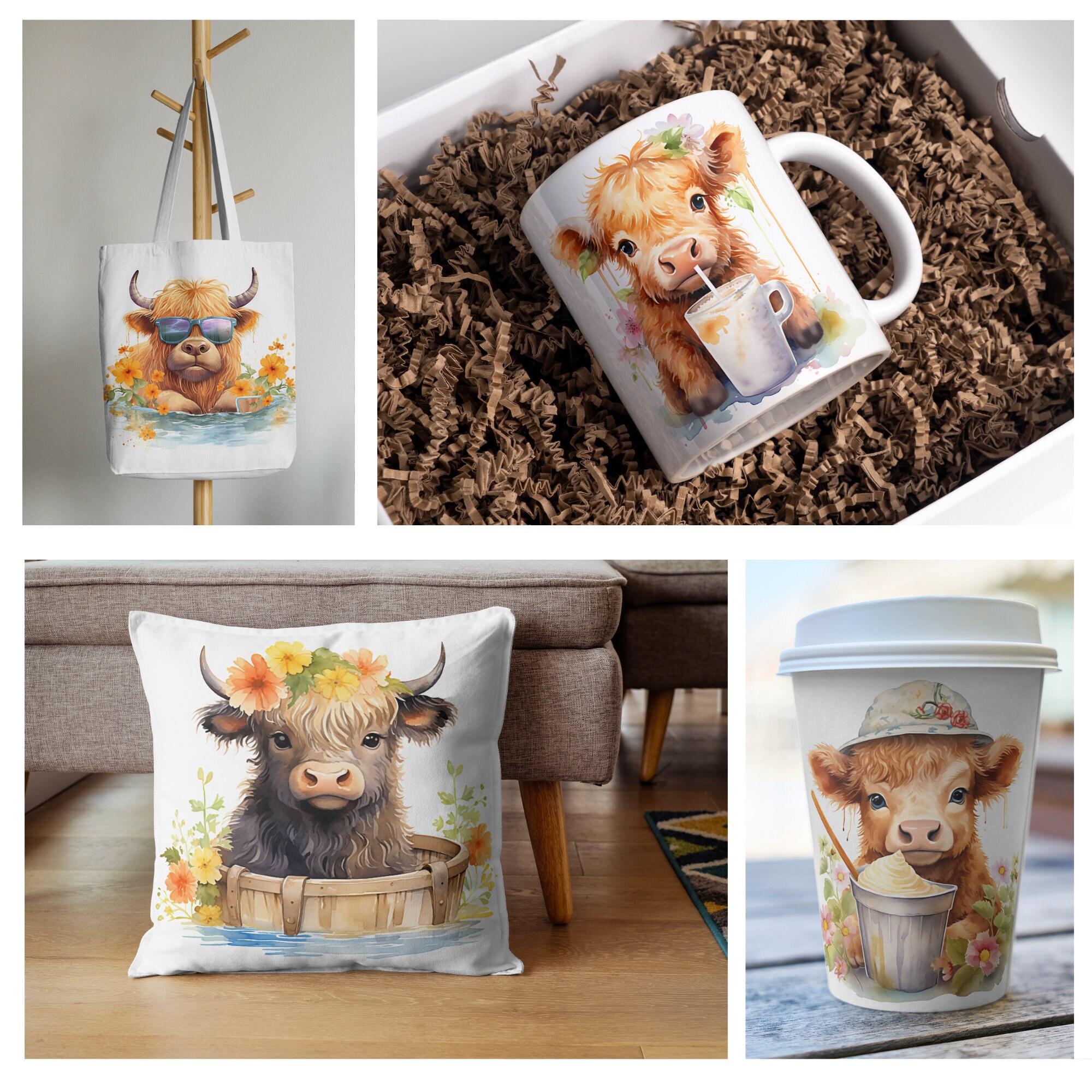 Highland Cow Png, Highland Cow Designs, Highland Cow Nursery, Highland ...