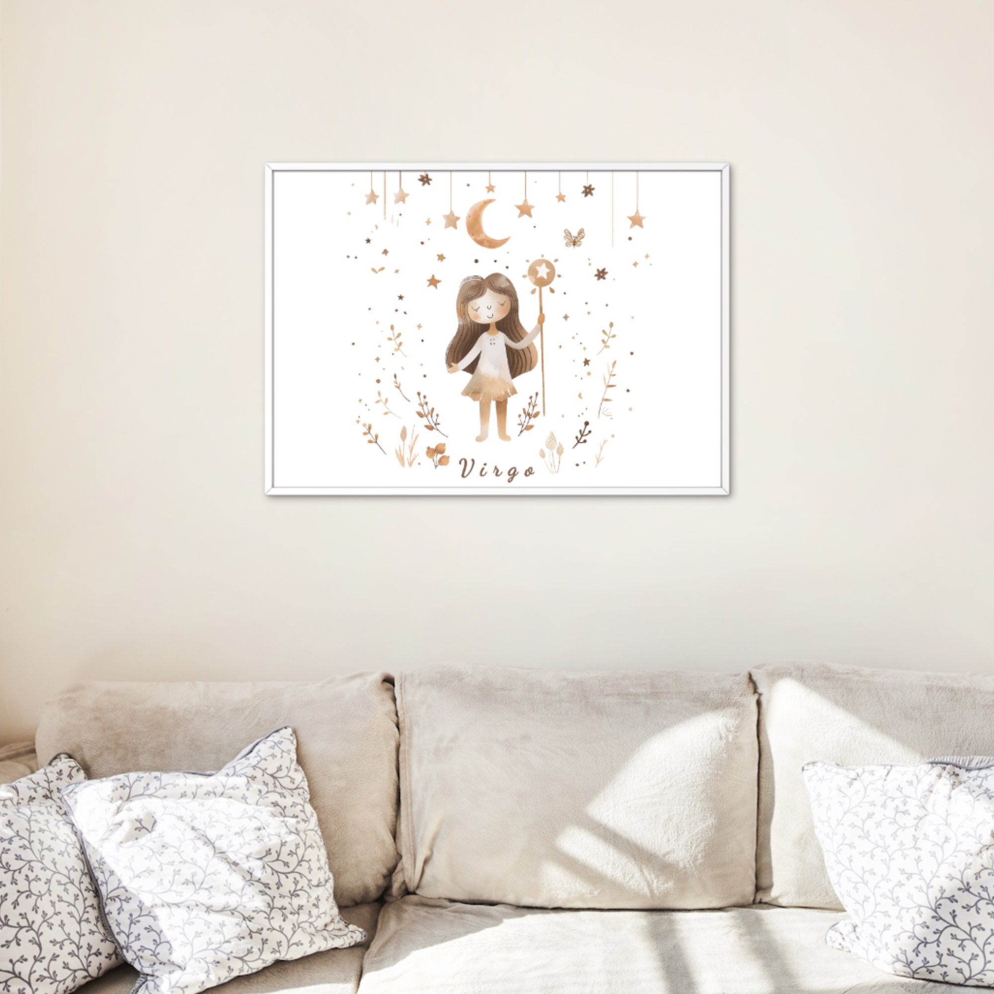 Virgo Zodiac Sign Clipart, August September Birthday Astrology PNG ...