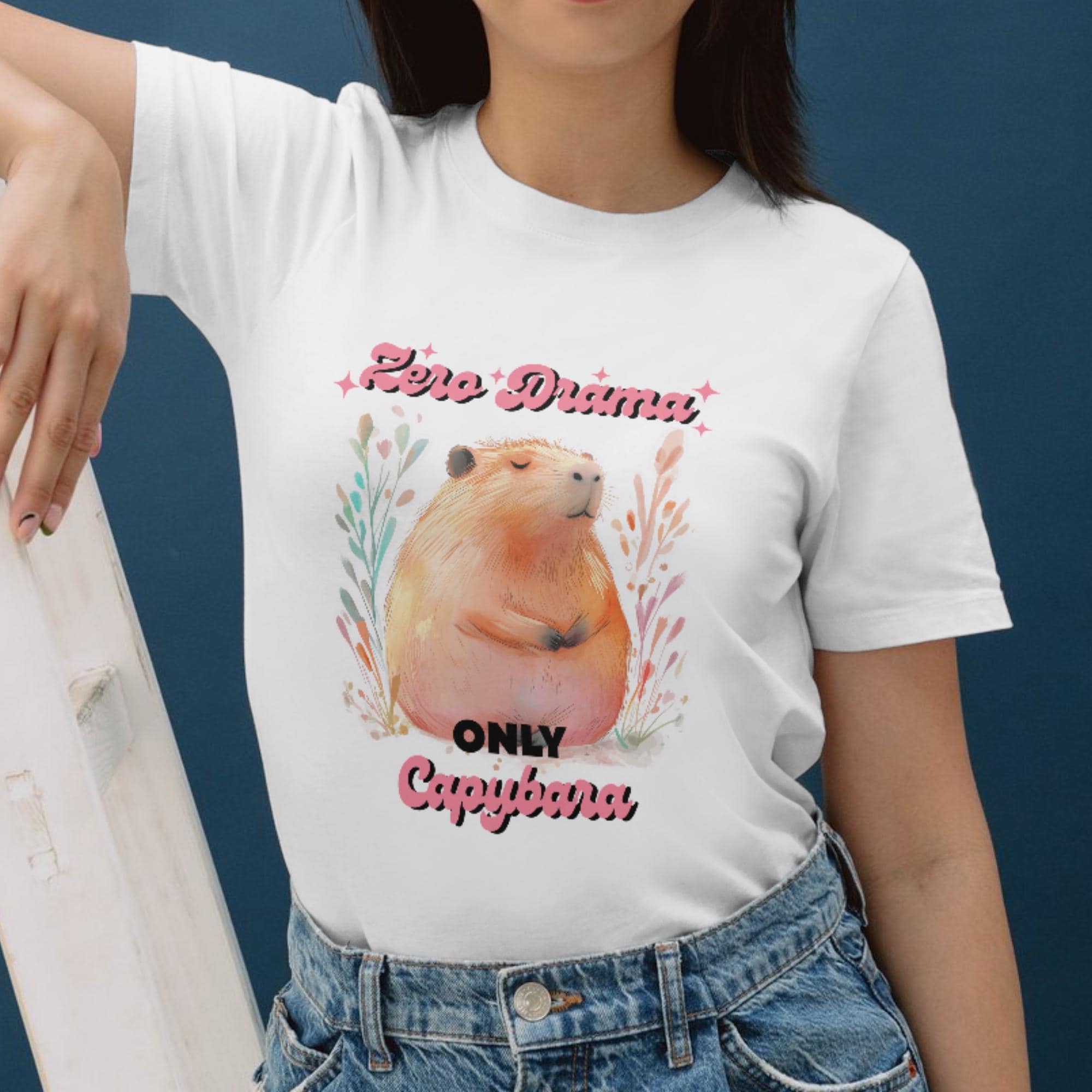 10 Watercolor Capybaras Clipart, Zero Drama Just Capybara Clipart ...