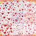 Cute Hearts, Watercolor Hearts Clipart, Valentine's Day Clipart, Love ...