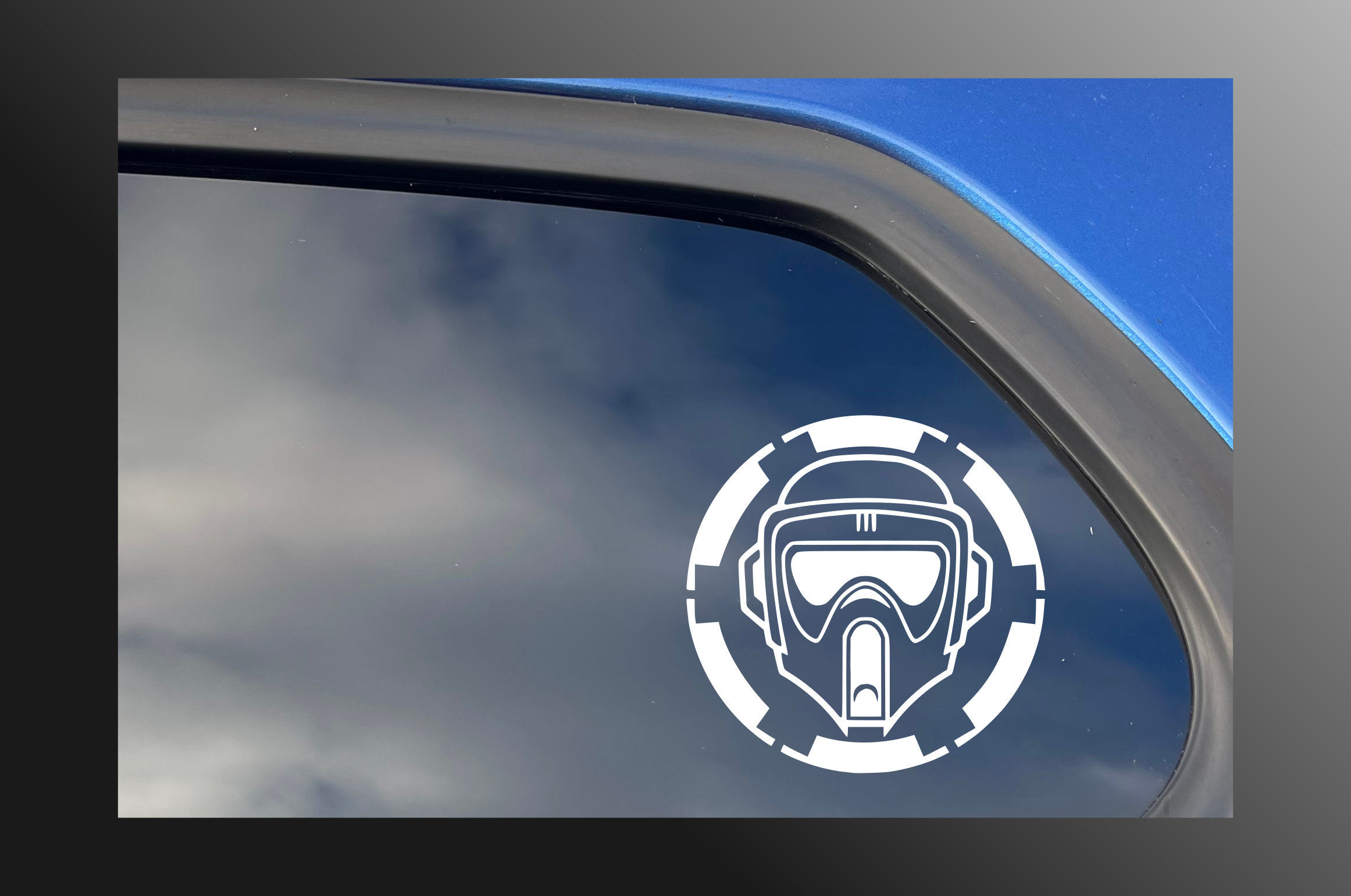 Stormtrooper Helmet Decal Sticker - Star Wars Fan Art Car Decal Laptop ...