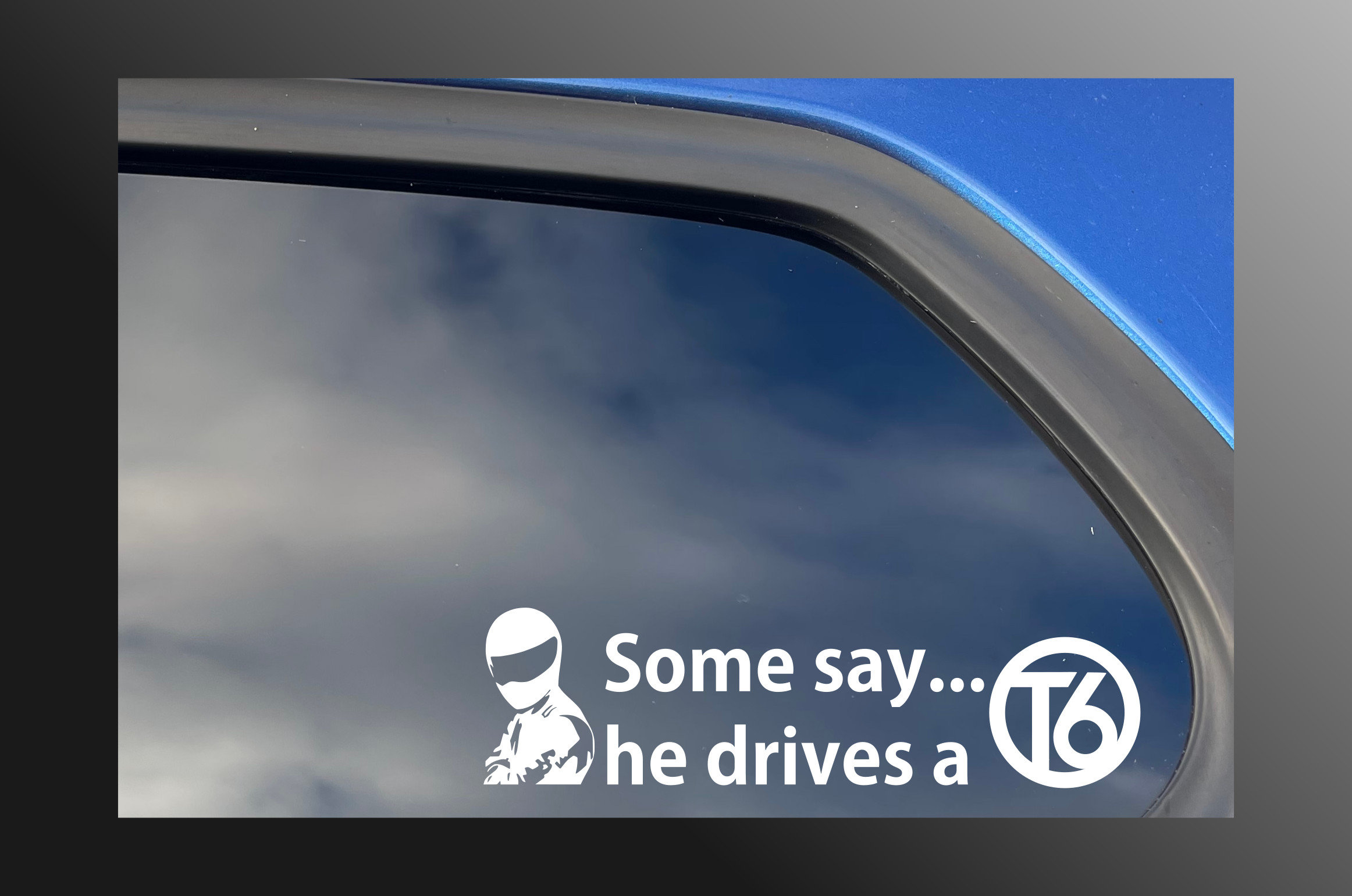 Low VW T25 T3 Transporter Vanagon Wedge Silhouette Vinyl Decal Sticker ...