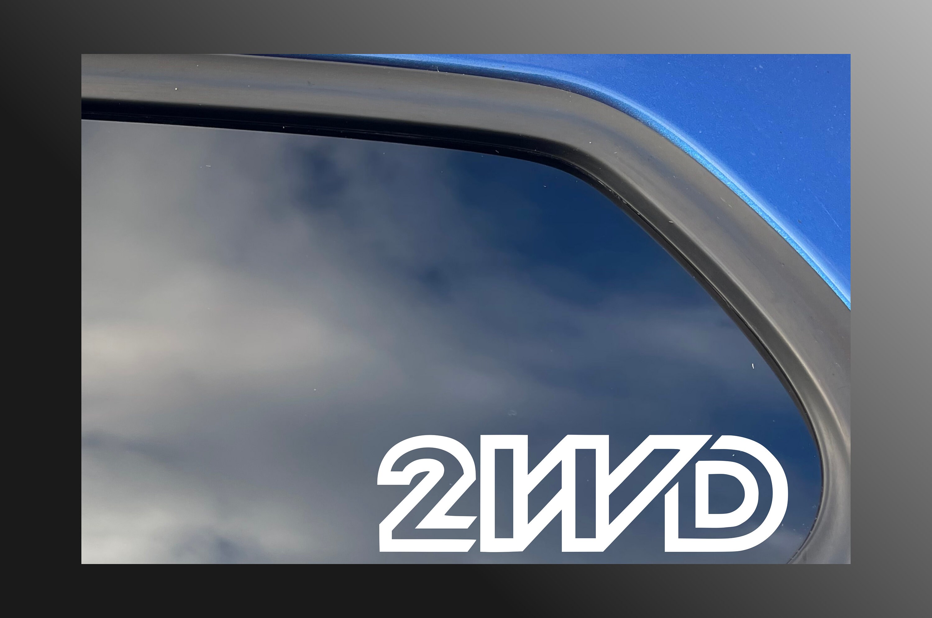 T25 T3 Vanagon 2WD Stickers x 2 Vinyl Decal VW Syncro (non)