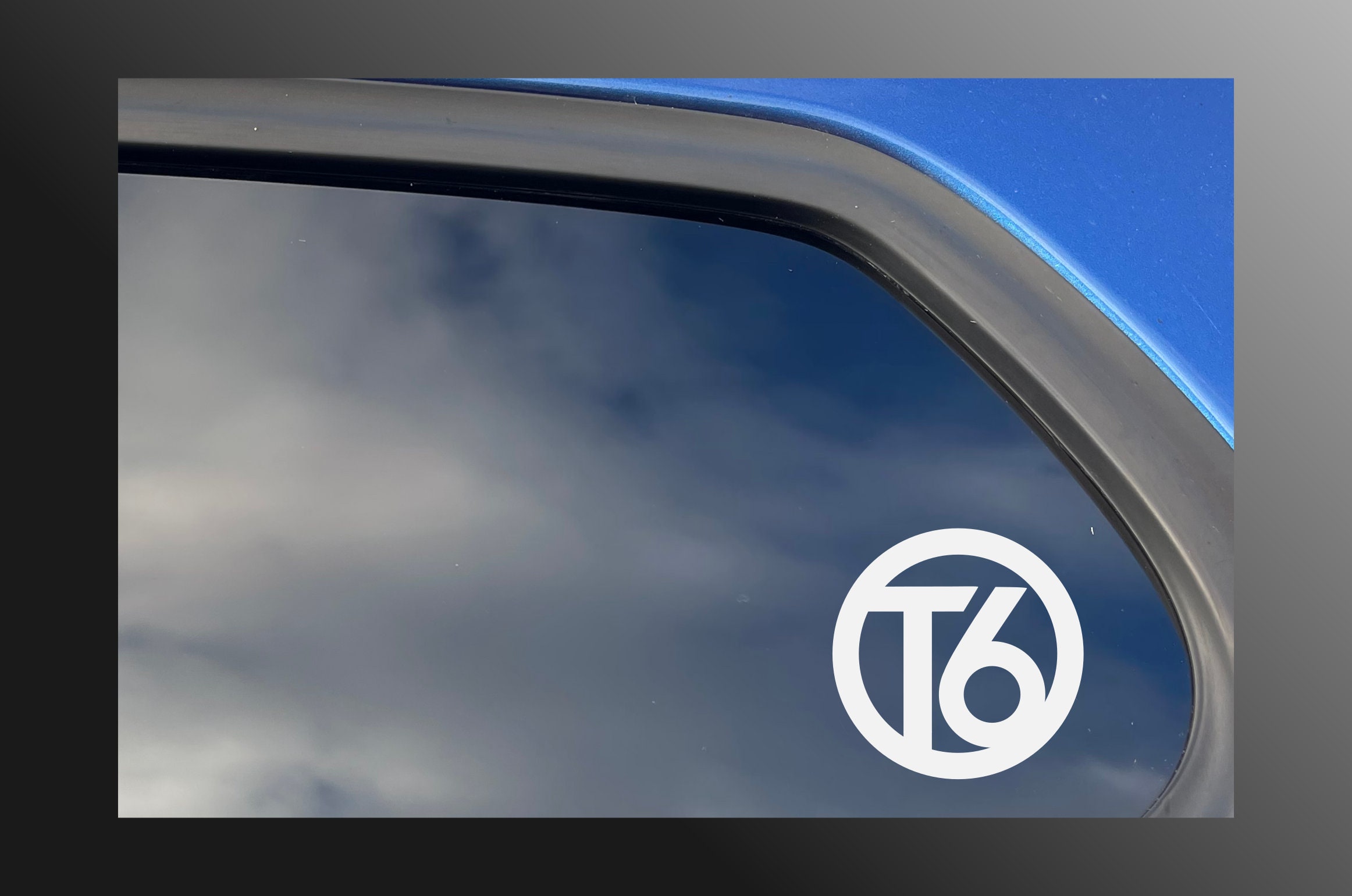 VW T6 Transporter Roundel Logo Volkswagen Scene Silhouette Vinyl Decal ...