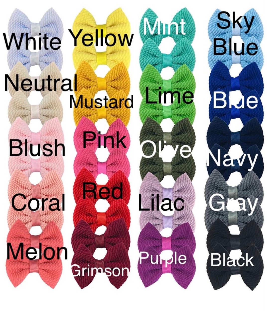 Liverpool Fabric Bows,bullet Fabric Piggy Bows - Etsy