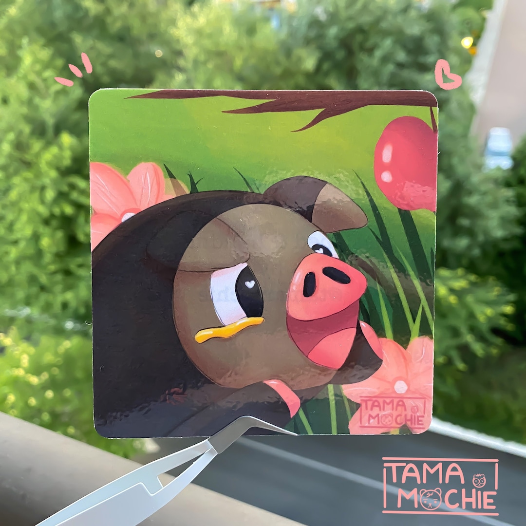 Chonky Boi Print Pokemon Fanart Lechonk Pokemon Scarlet and Violet ...