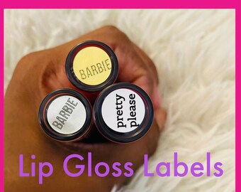 Lip Gloss Stickers - Etsy