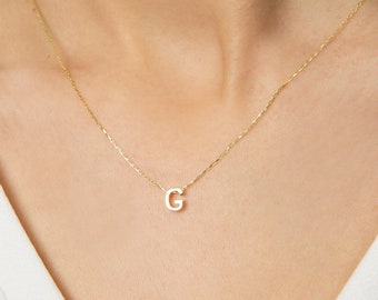 Initial G Necklace - Etsy