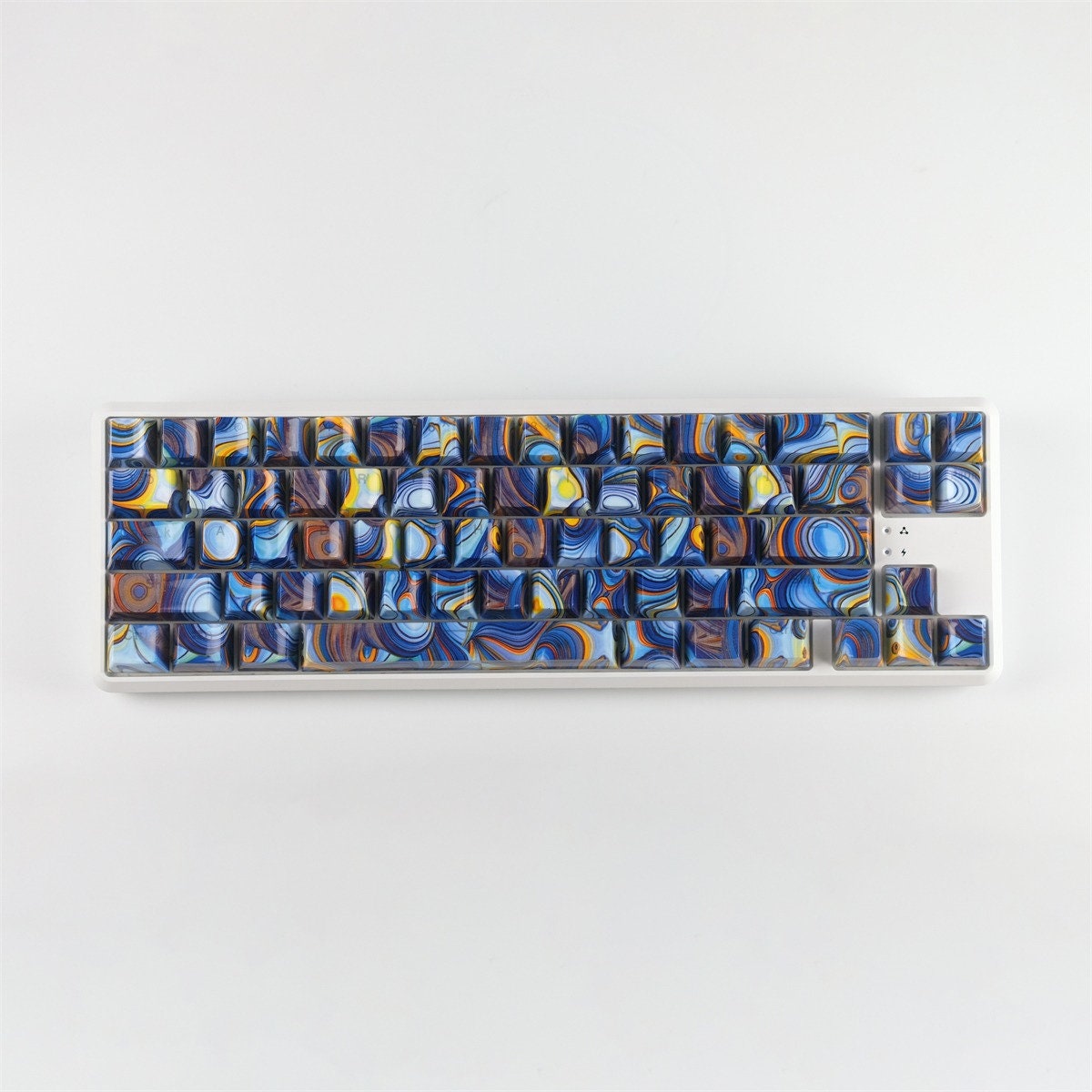 Agate Enamel ABS Keycap Set Starry Sky Artisan Keycaps for - Etsy