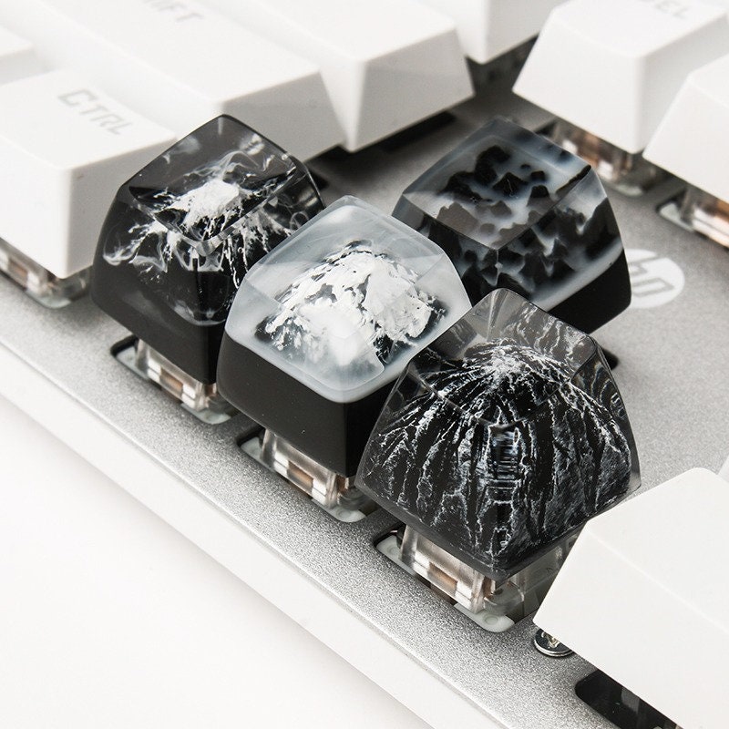 Mountain Artisan Resin Keycap Custom Epoxy Keycap for - Etsy
