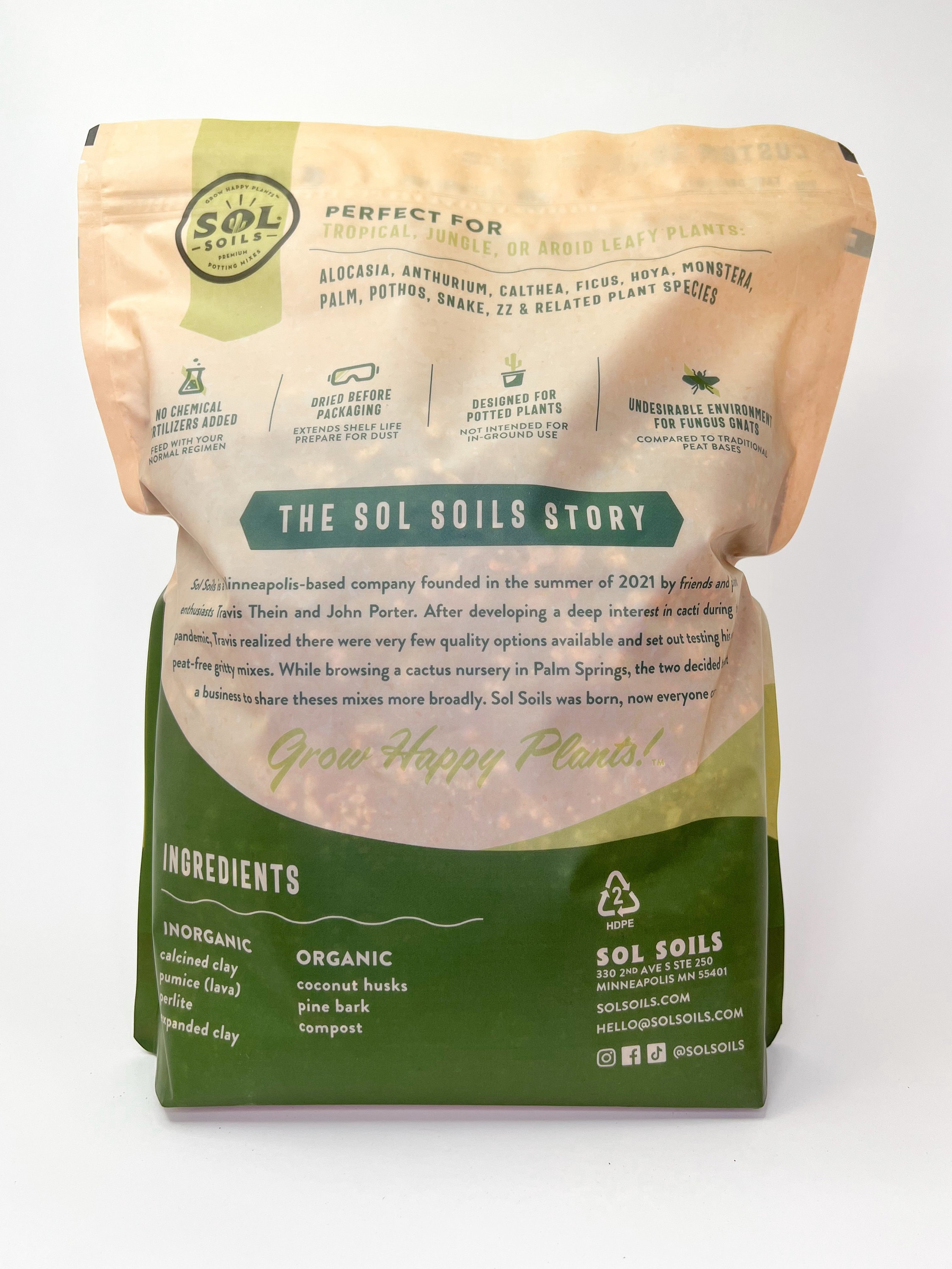 Sol Soils Houseplant Chunky Mix houseplant Potting Soil - Etsy