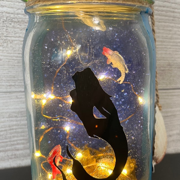 Fish Mason Jar - Etsy