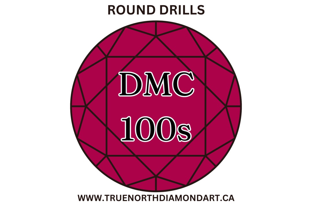 Round DMC 100s Diamond Painting Drills, Round Diamond Drills, Bulk ...