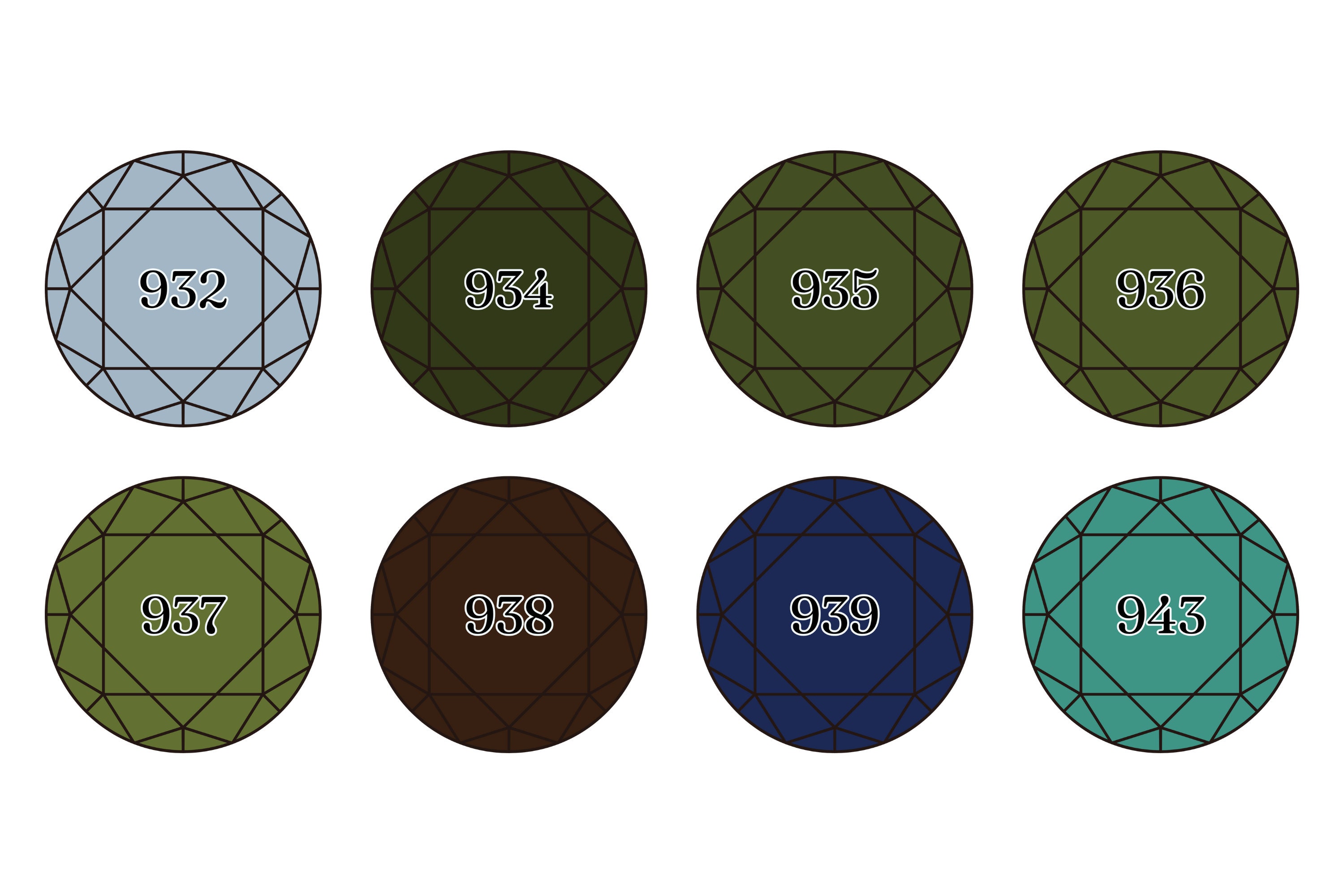 Round DMC 900s Diamond Painting Drills, Round Diamond Drills, Bulk ...