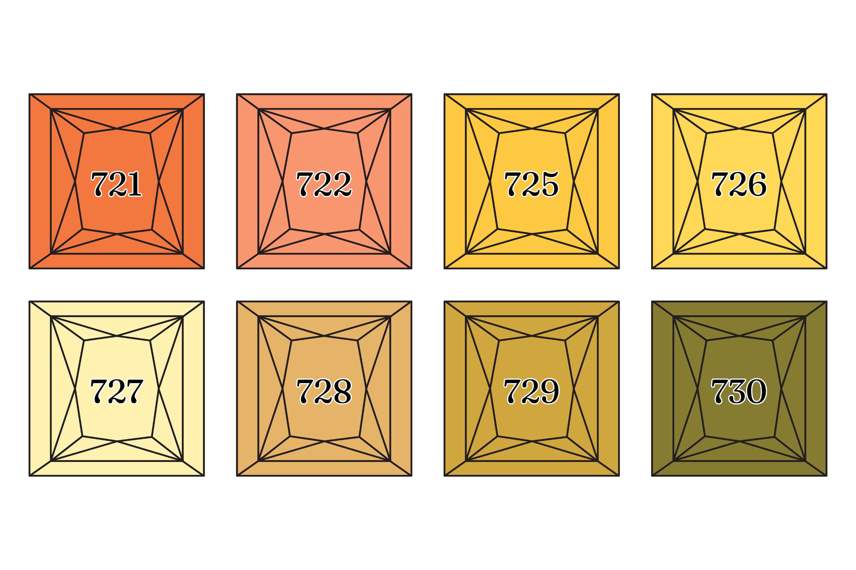 Square DMC 700s Diamond Painting Drills, Square Diamond Drills, Bulk ...