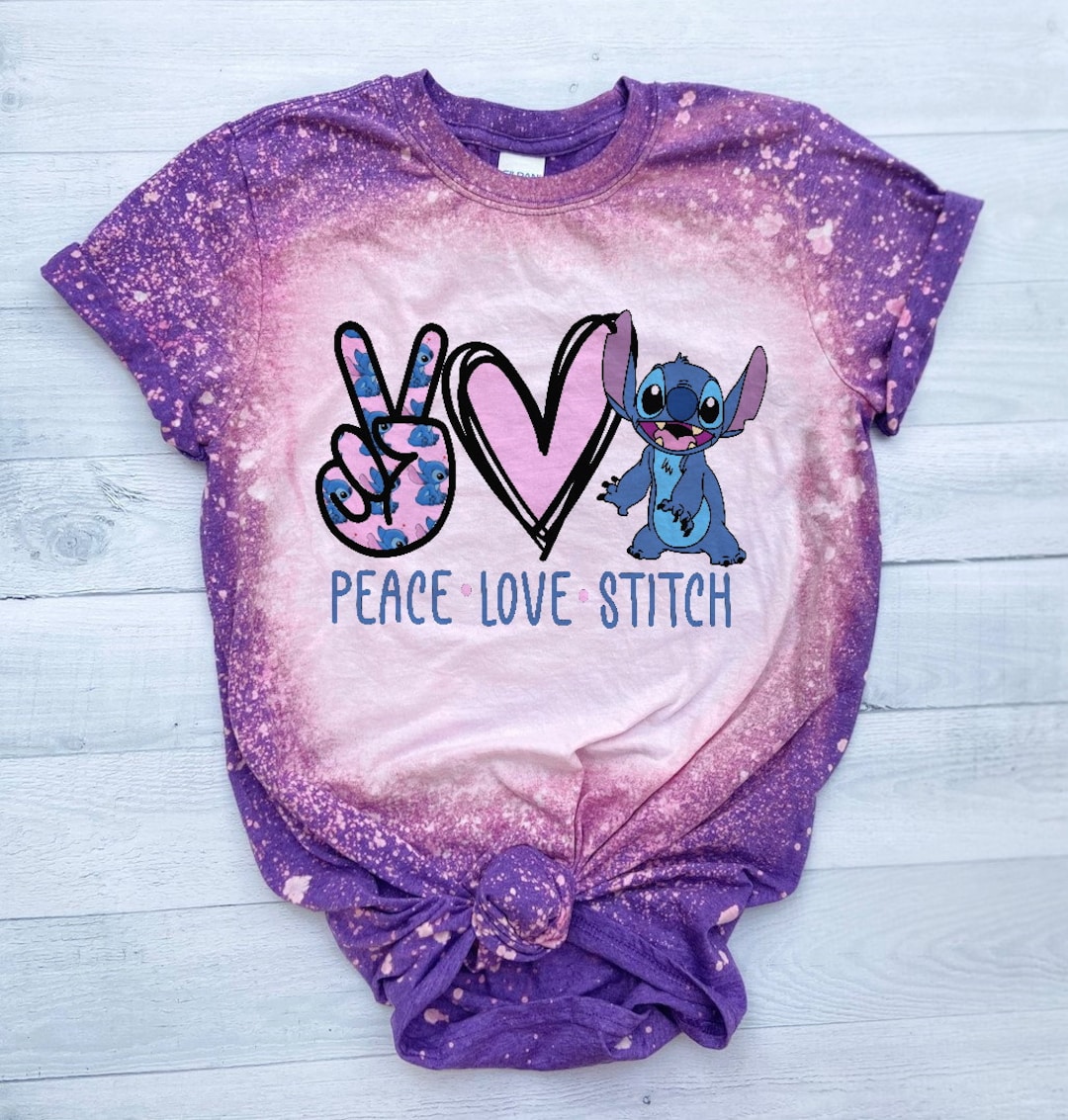 Stitch Shirt, Lilo and Stitch Shirt, Peace Love and Stitch, Disney ...