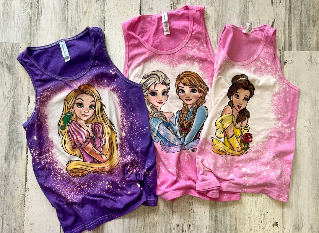 Iconic Princess Tank, Womens Girls Princess Tank, Disney Tank Summer ...