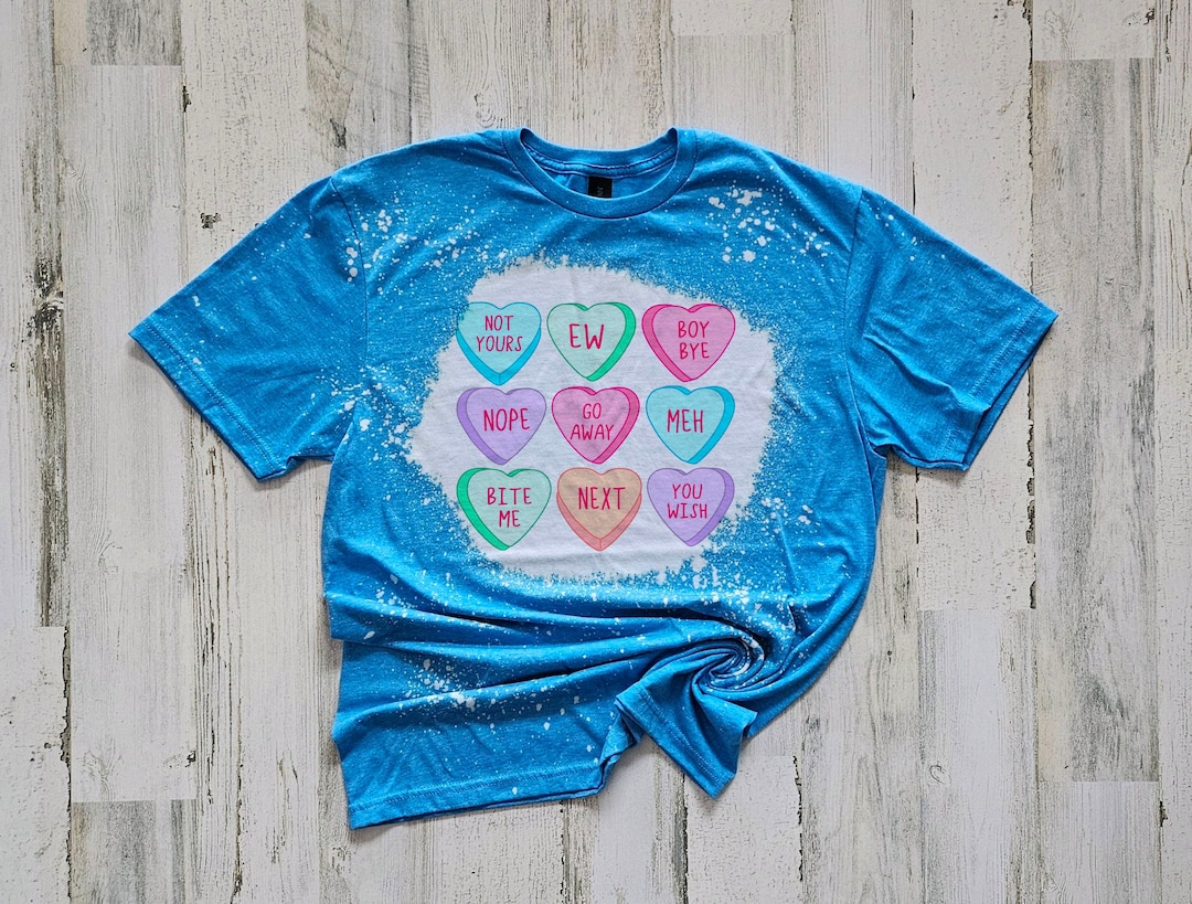 Cute Rude Candy Hearts Shirt, Funny Ew Valentine Shirt, Candy Hearts ...