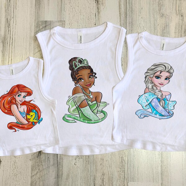 Kids Princess Crop Top - Etsy