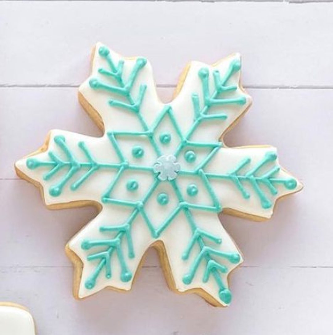 Snow Flake 2 Christmas Cookie Cutter 4" - Etsy