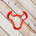 Cow Skull Bull Horns Cookie Cutter 4'' - Etsy