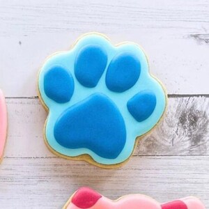 Blue Paw Print Cookie Cutter 4" - Etsy