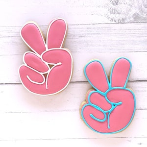 Peace Sign Cookie Cutter 4'' - Etsy