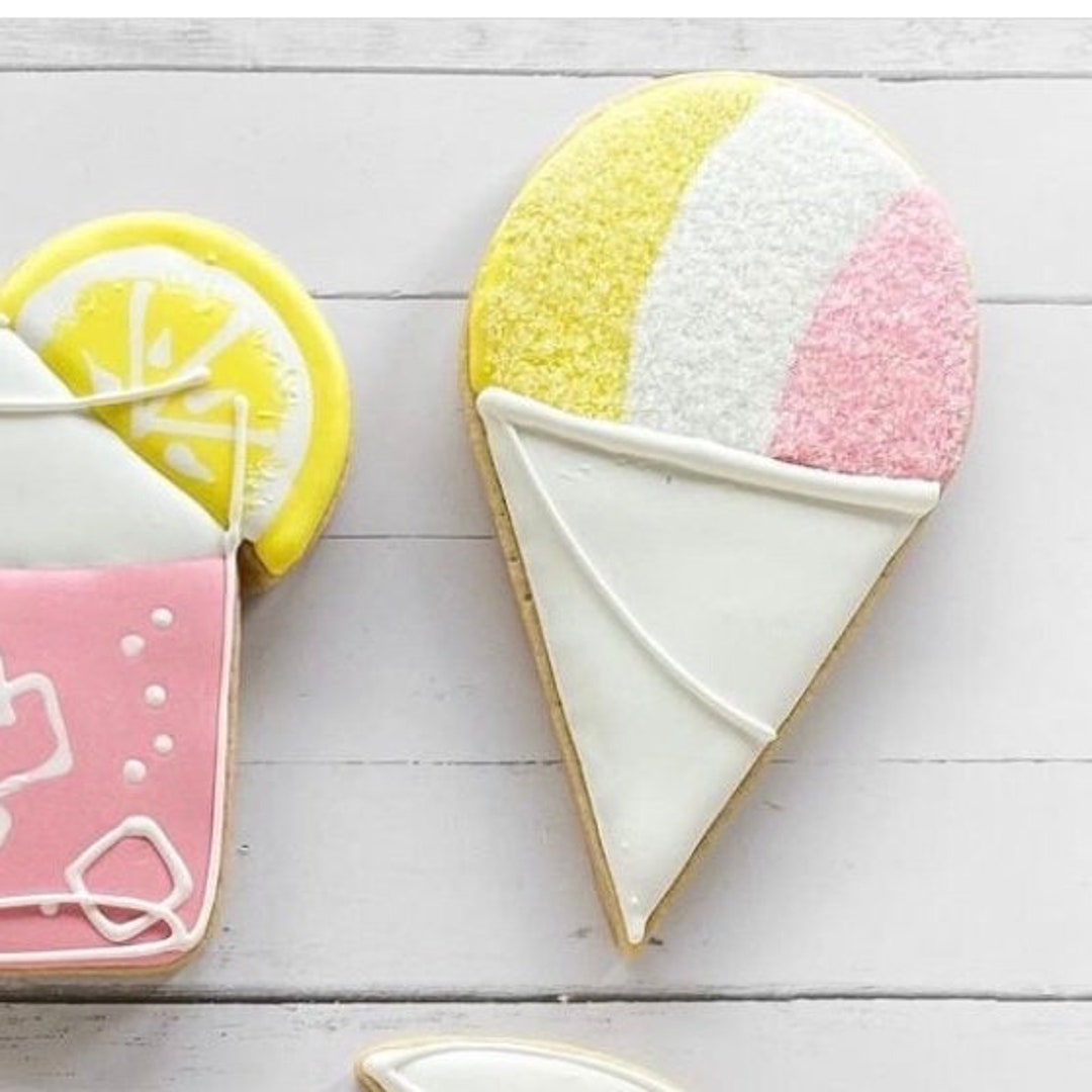 Snow Cone Cookie Cutter 4" - Etsy