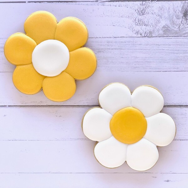 Daisy Cookies - Etsy