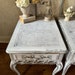 White Nightstands Set of 2 | Vintage Nightstands | Whimsical ...