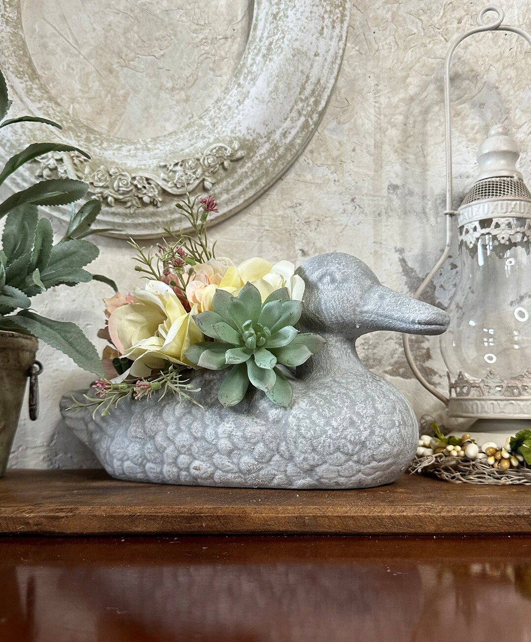 Mallard Duck Planter Pot Terracotta Flower Pot Mallard Duck Terracotta ...