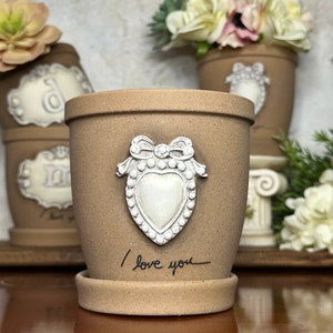 Personalized Planter Pot | Custom Flower Pot | Stoneware Planter Pot ...