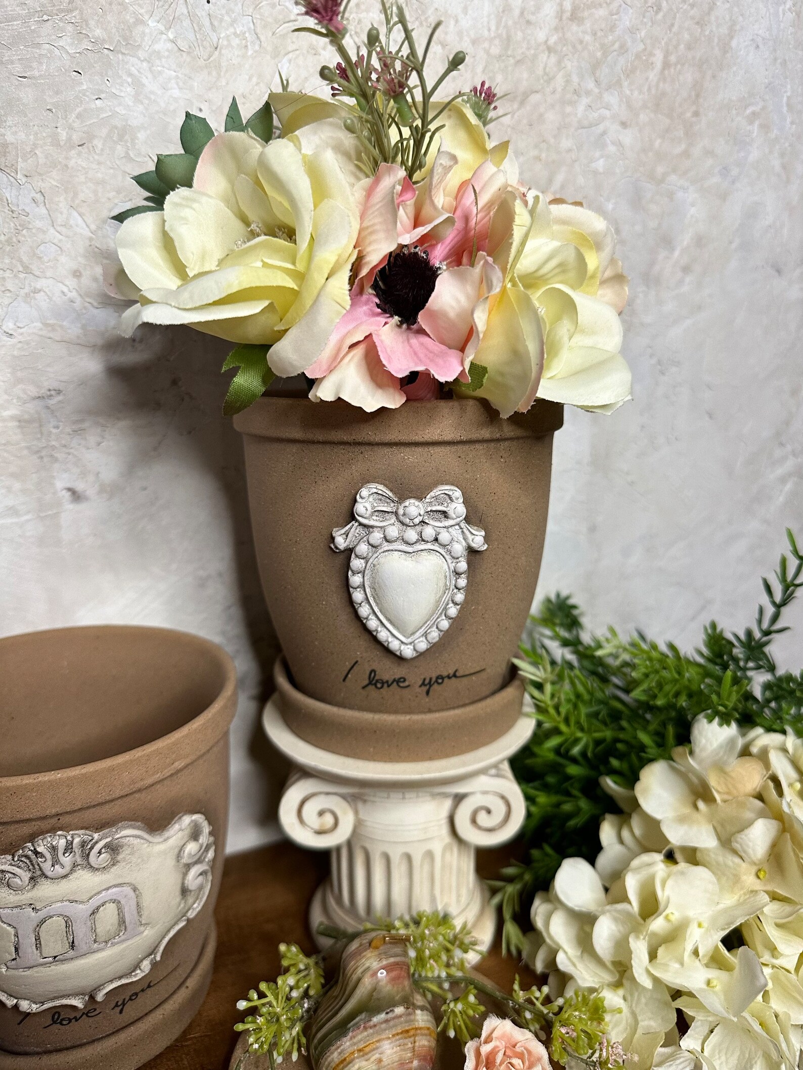 Personalized Planter Pot Custom Flower Pot Stoneware Planter Pot ...