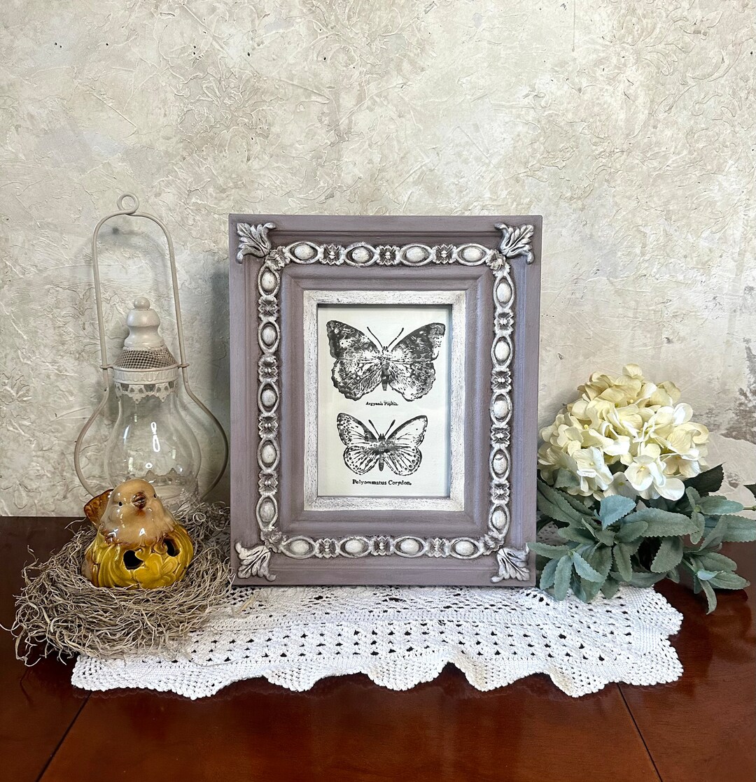 Vintage Ornate Picture Frame 5x7 Picture Frame Cottage French Country ...