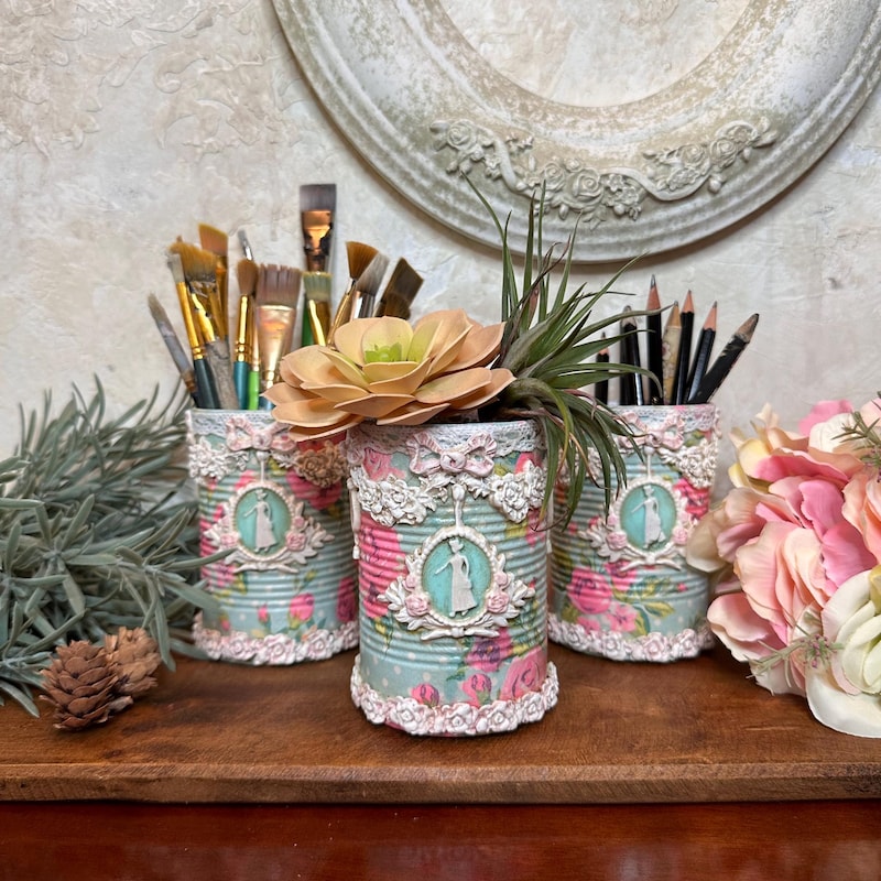 Upcycled Tin Cans - Etsy