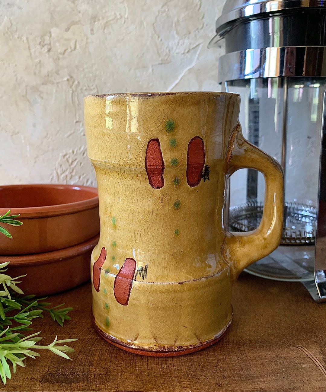 Handmade Mug | Pottery Mug | Stoneware Mug Cup | Retro Funky Mug ...