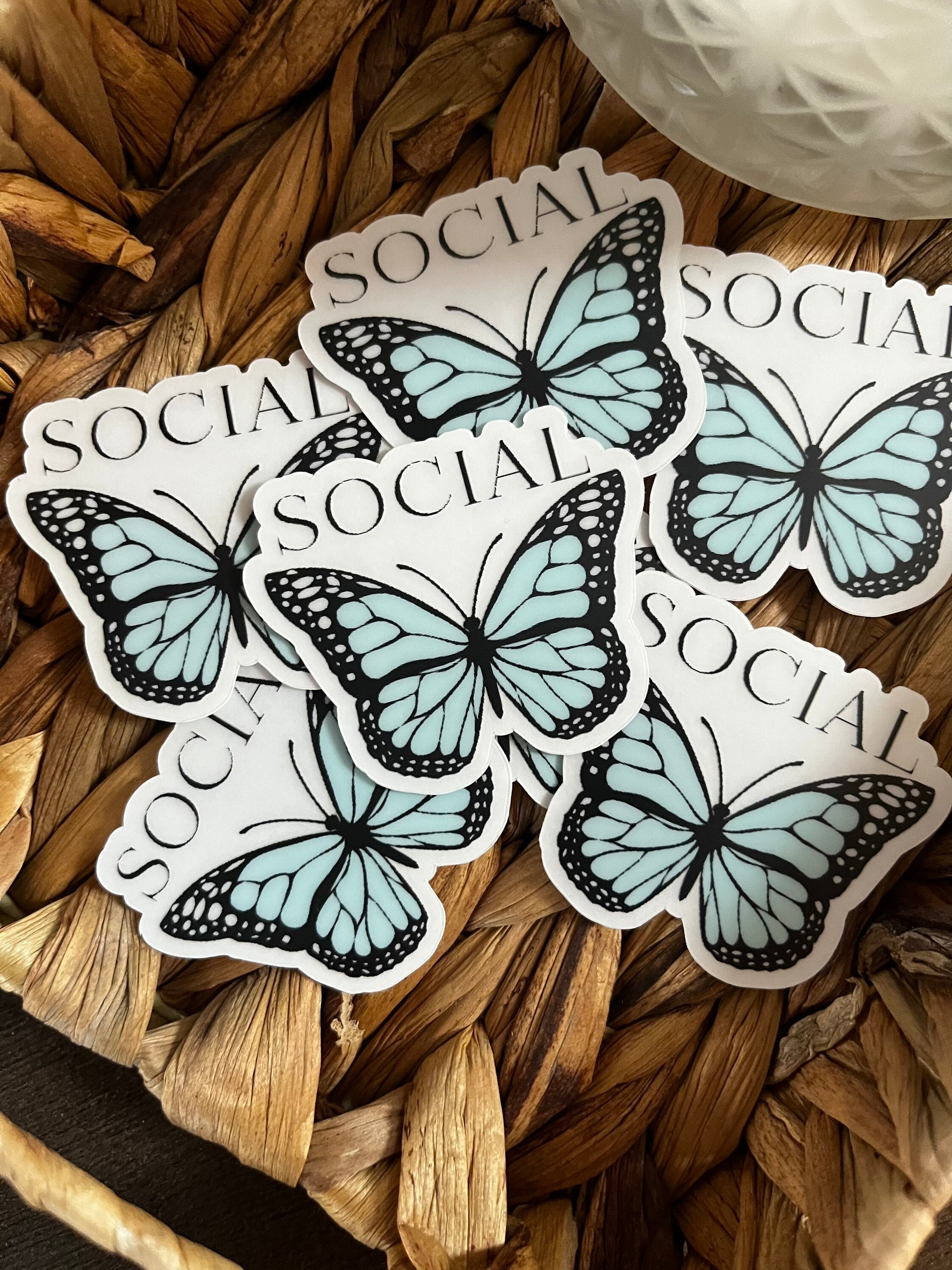 Y2K Butterfly | 2000s Stickers | Y2K Sticker Set | 2000s Sticker Pack ...