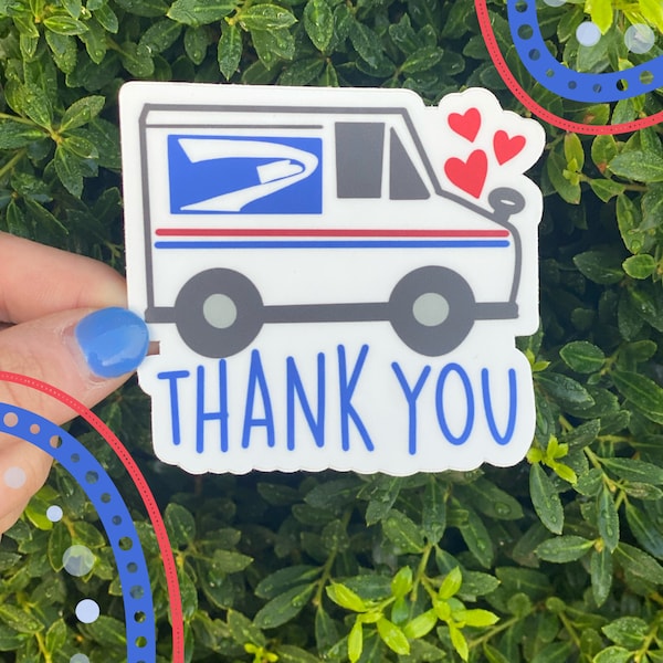 Thank You Mailbox Decal - Etsy