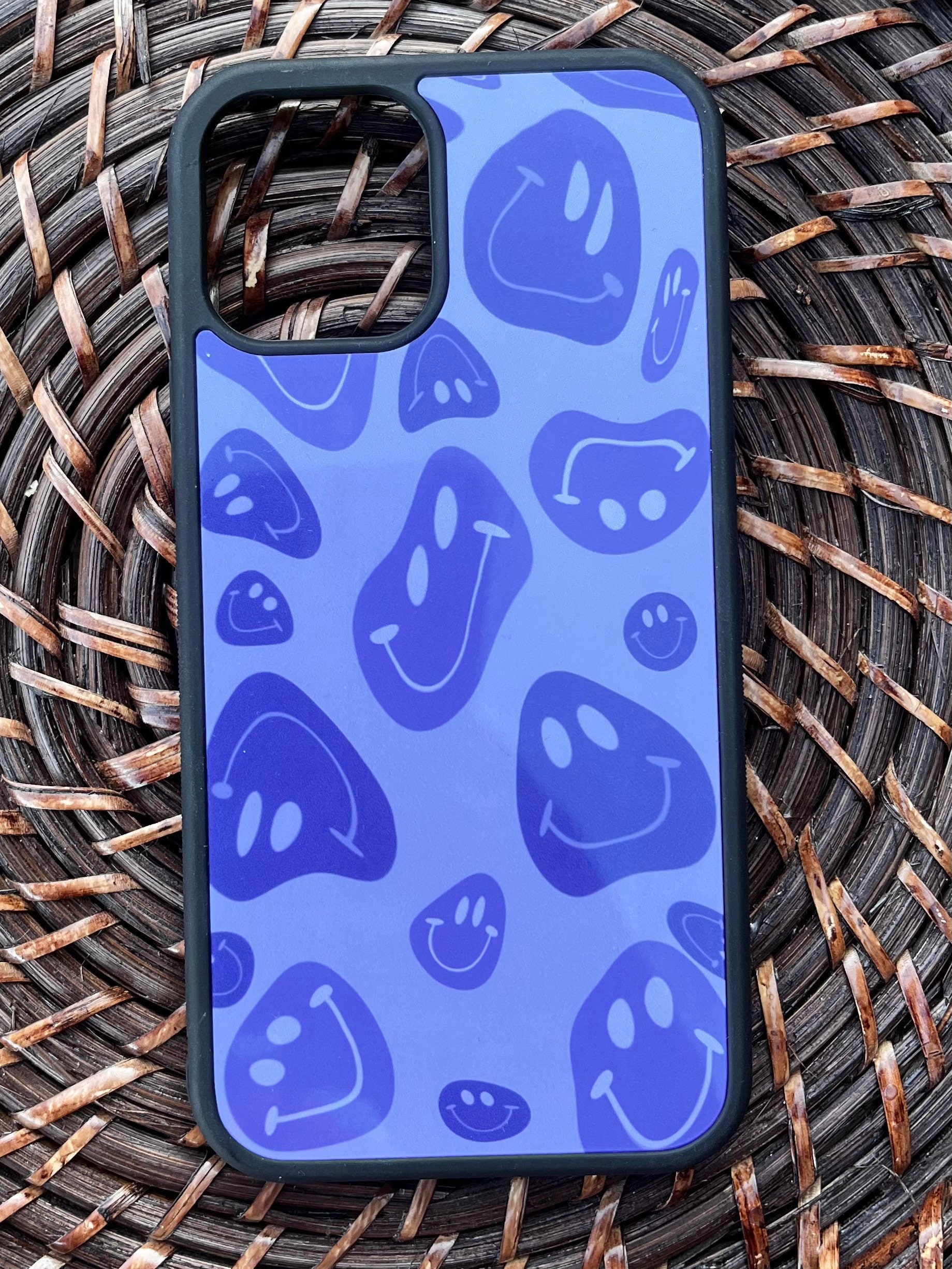 Trendy Aesthetic Y2K Trippy Pink Smiley Phone Case for Iphone | Etsy