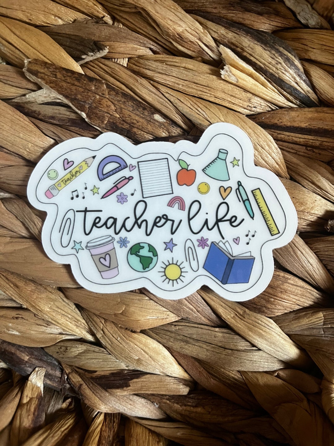 Teacher Sticker Pack | Back to School Stickers | Sticker Set | School ...