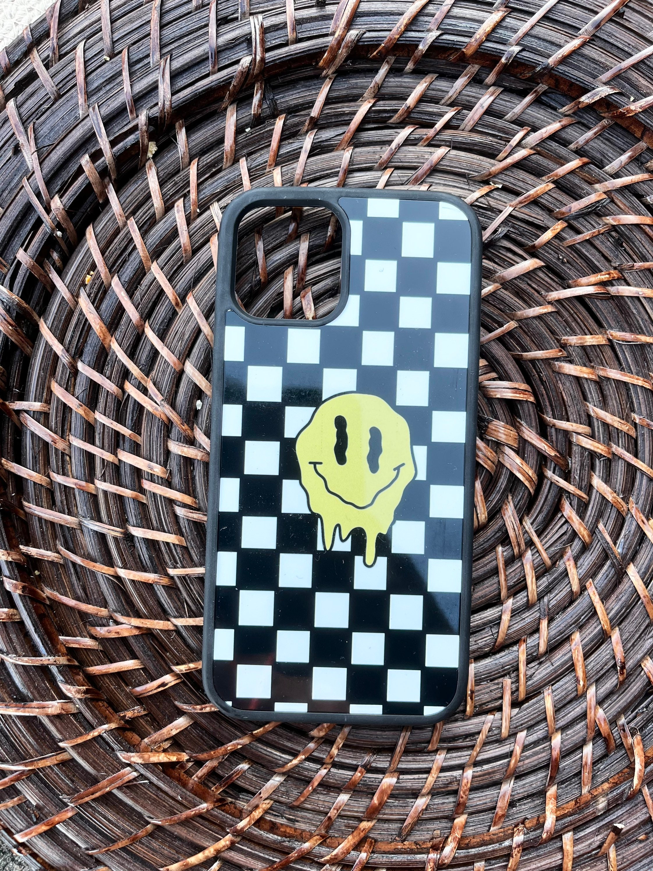 Trendy Aesthetic Y2K Melting Smiley Face Phone Case for Iphone - Etsy