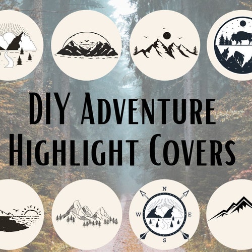 Outdoor Adventure Instagram Highlight Covers Minimalist - Etsy