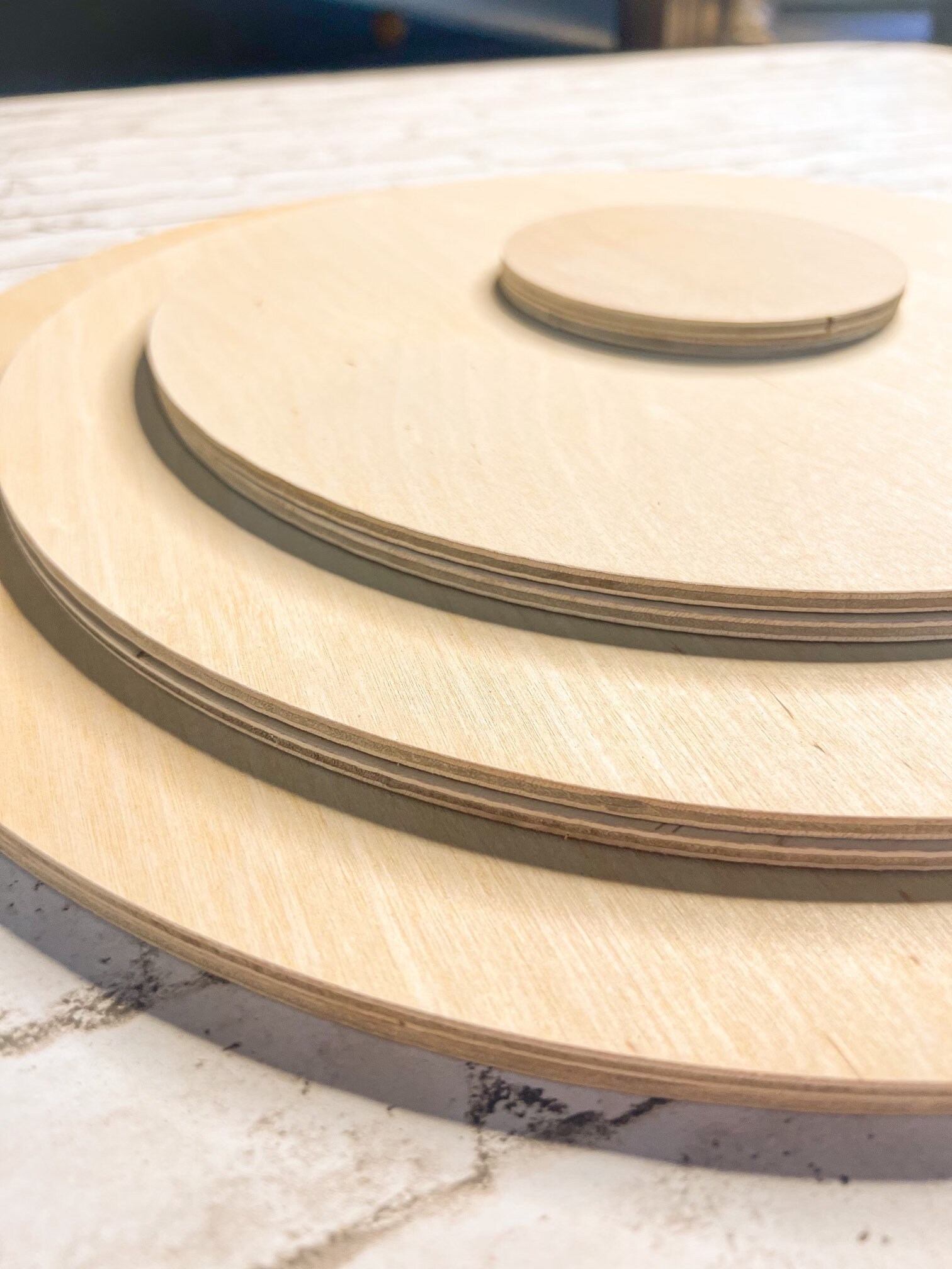 15 Inch Wood Rounds Birch Wood Circles Blank Door Hanger 10 PACK BULK ...