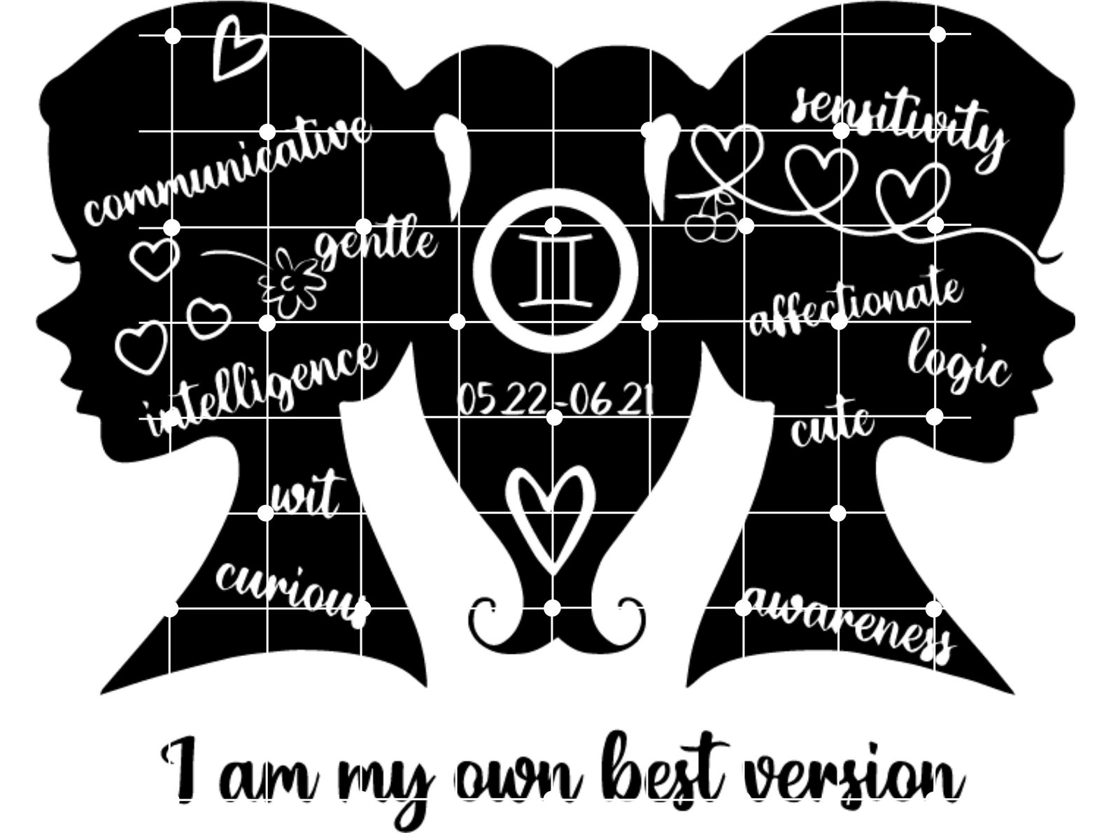 Gemini Svg, Twins Svg, Zodiac Svg, Horoscope Svg, Astrology Signs Svg ...