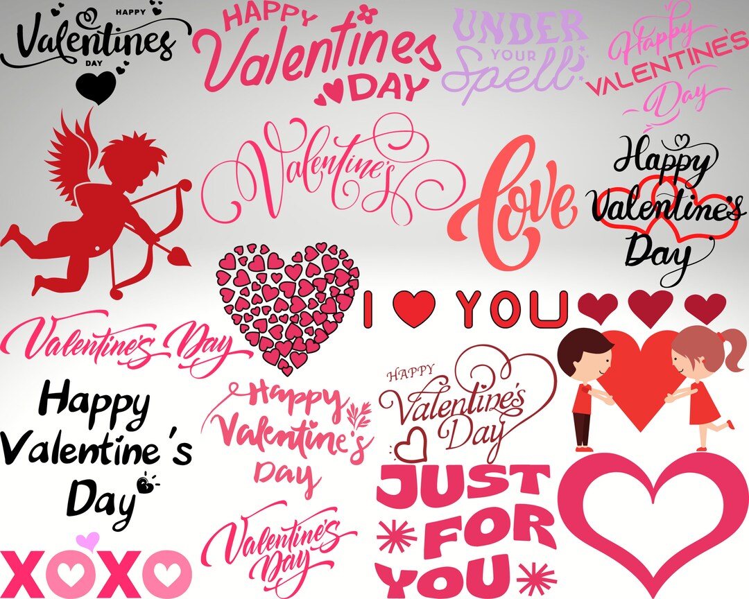 Valentine SVG Bundle, Valentine's Day Svg, Love Me Svg, Sweet Love Svg ...