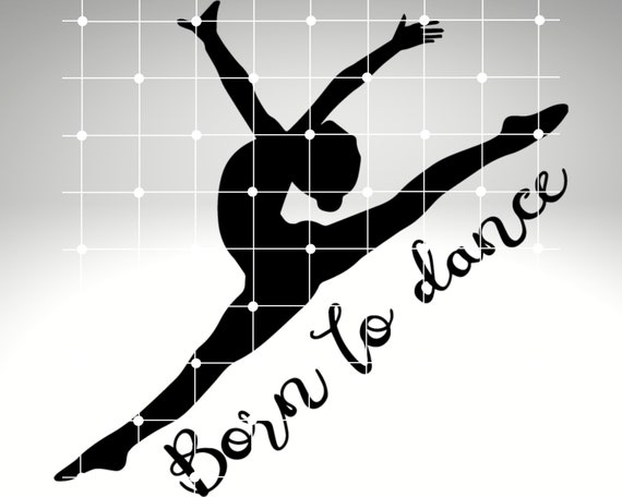 Born to dance Cricut file svg Vector dance svg Dance svg | Etsy