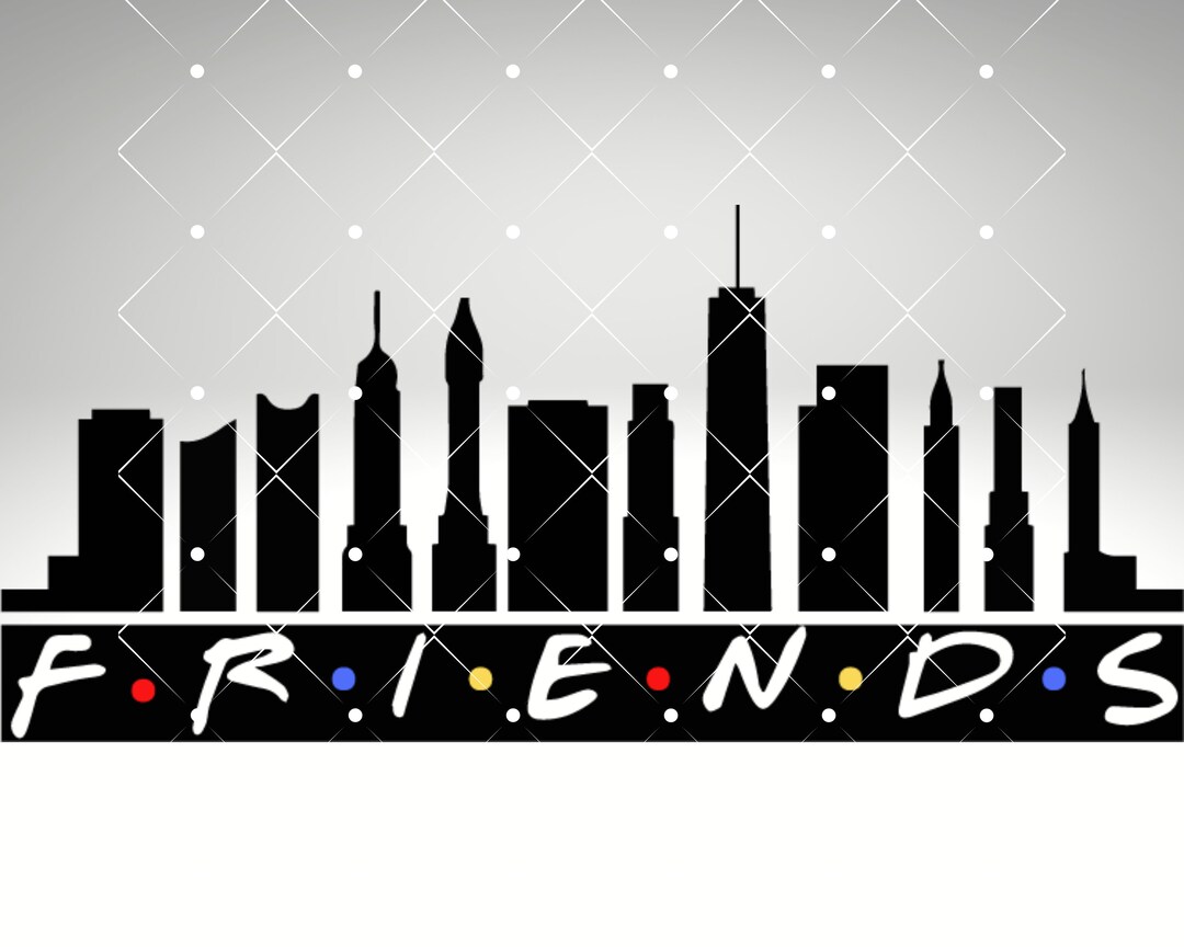 Friends TV Show SVG, Friends Cricut Silhouette, Digital Download Svg ...