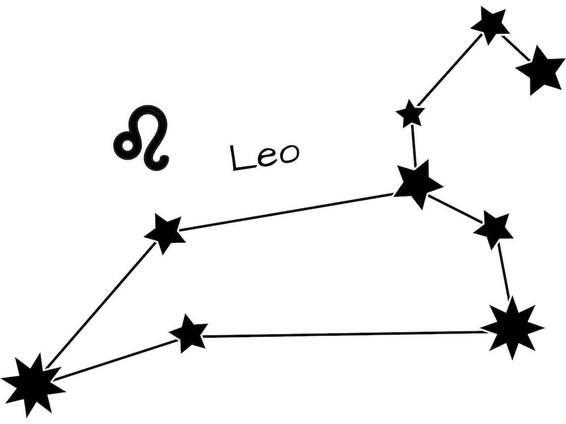 Löwe Svg, Sternzeichen Svg, Horoskop Svg, Astrologie Zeichen Svg ...
