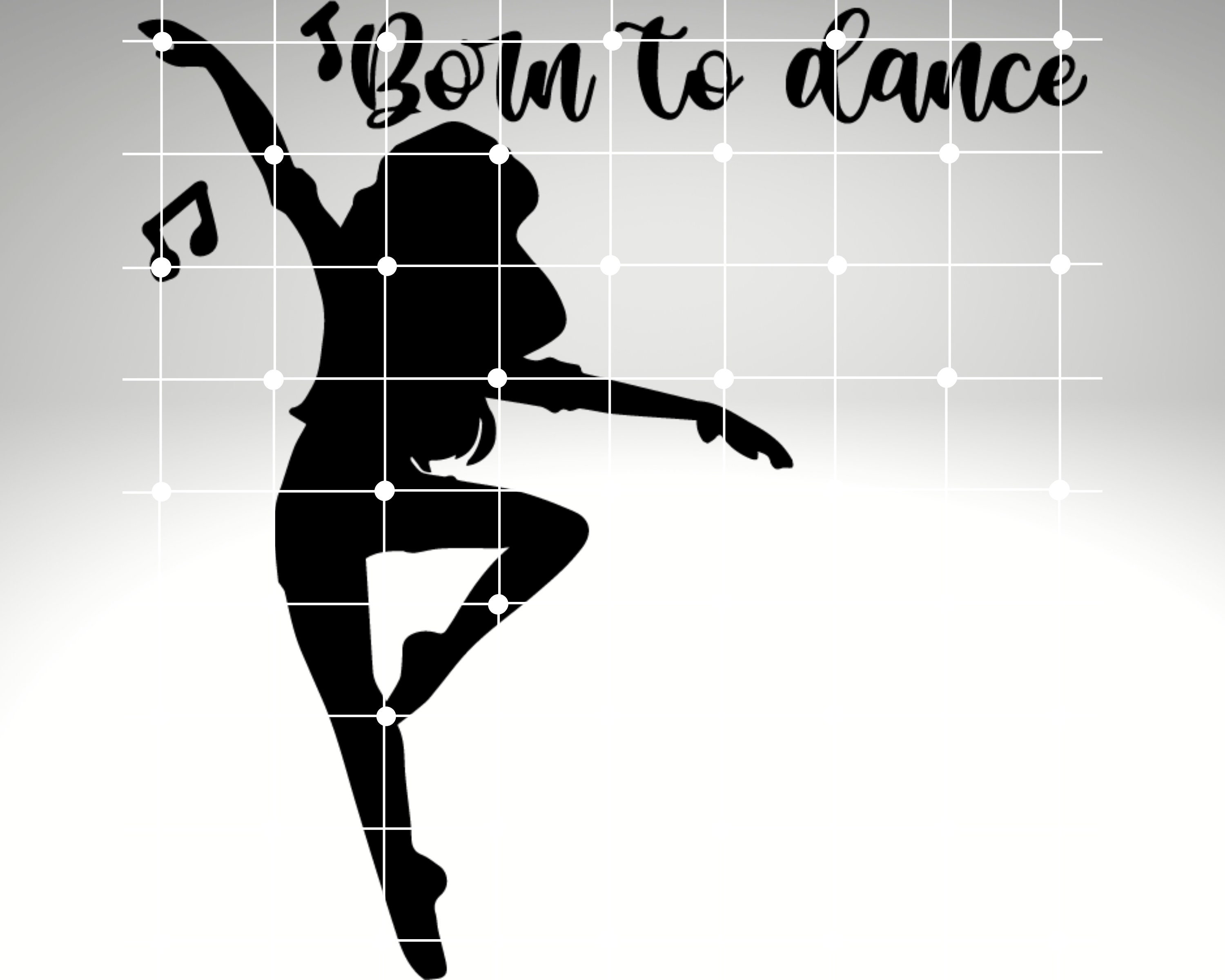 Born to dance, Cricut Datei SVG, Vektor Tanz svg, Dance svg, Dance ...
